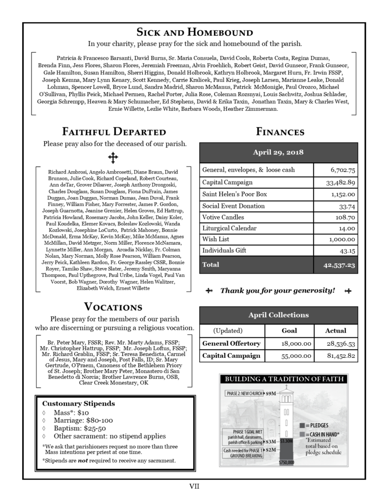 Bulletin 5 6 18 7 St Joan Of Arc Catholic Church